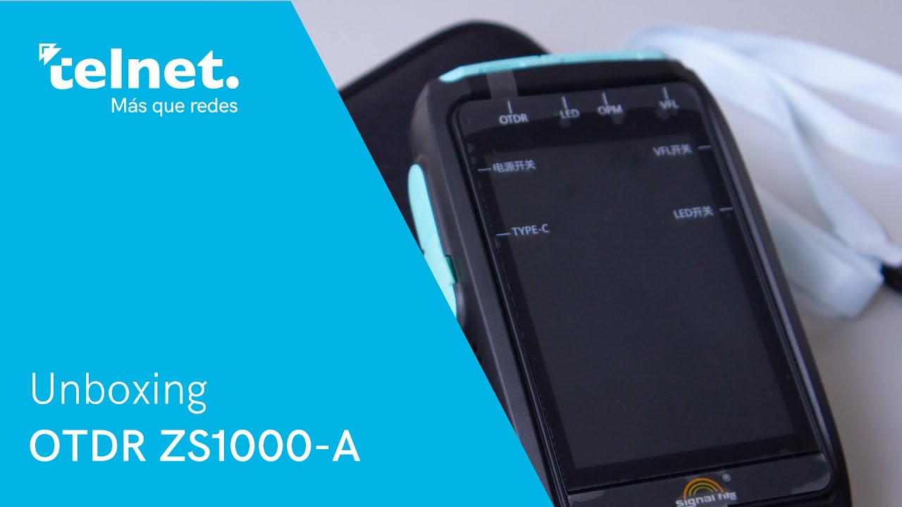 [Unboxing] OTDR ZS1000-A - YouTube