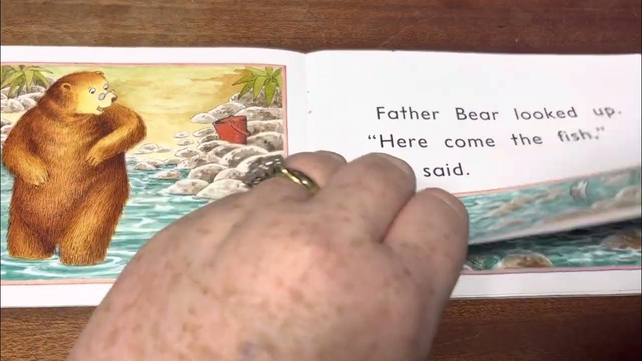 Father bear goes fishing - YouTube