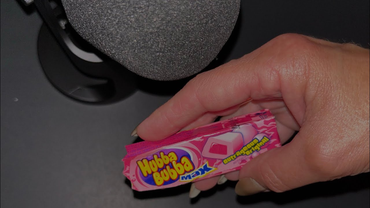 ASMR MOUTH SOUNDS Chewing Gum (Tapping & Scratching Included) - YouTube