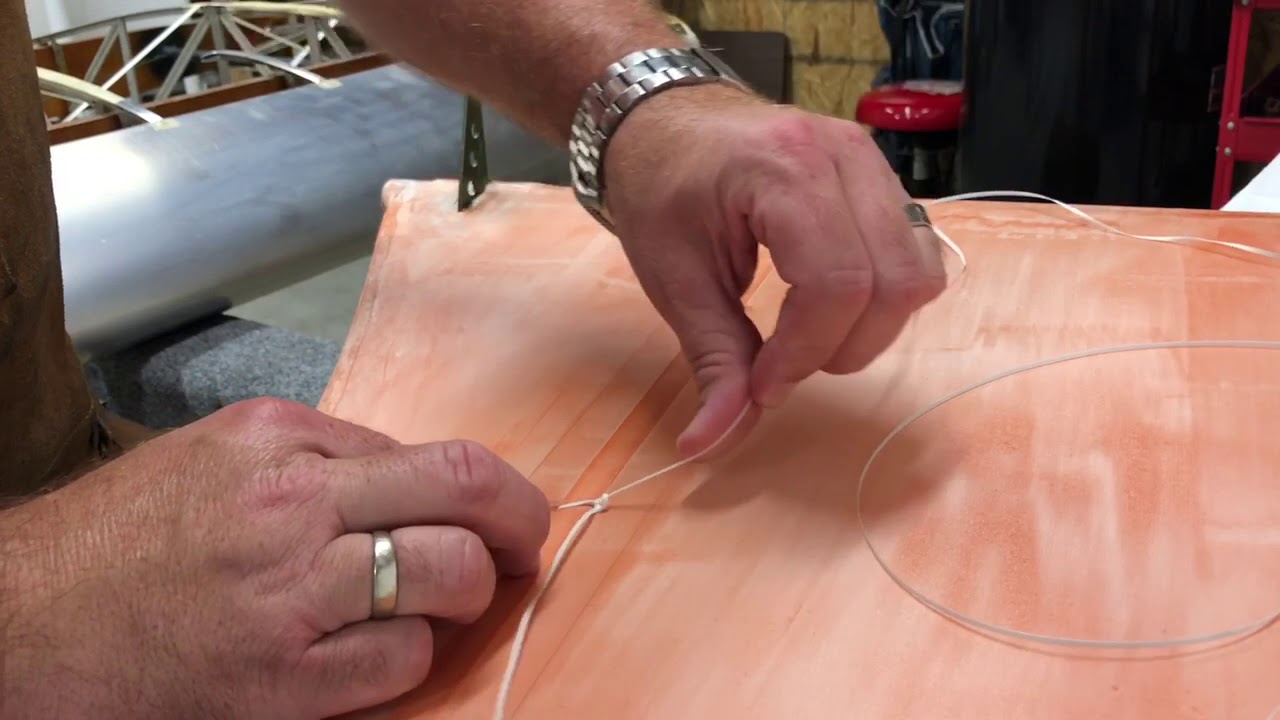 How To Do Rib Stitching On Airplane Control Surfaces (Update #013 ...