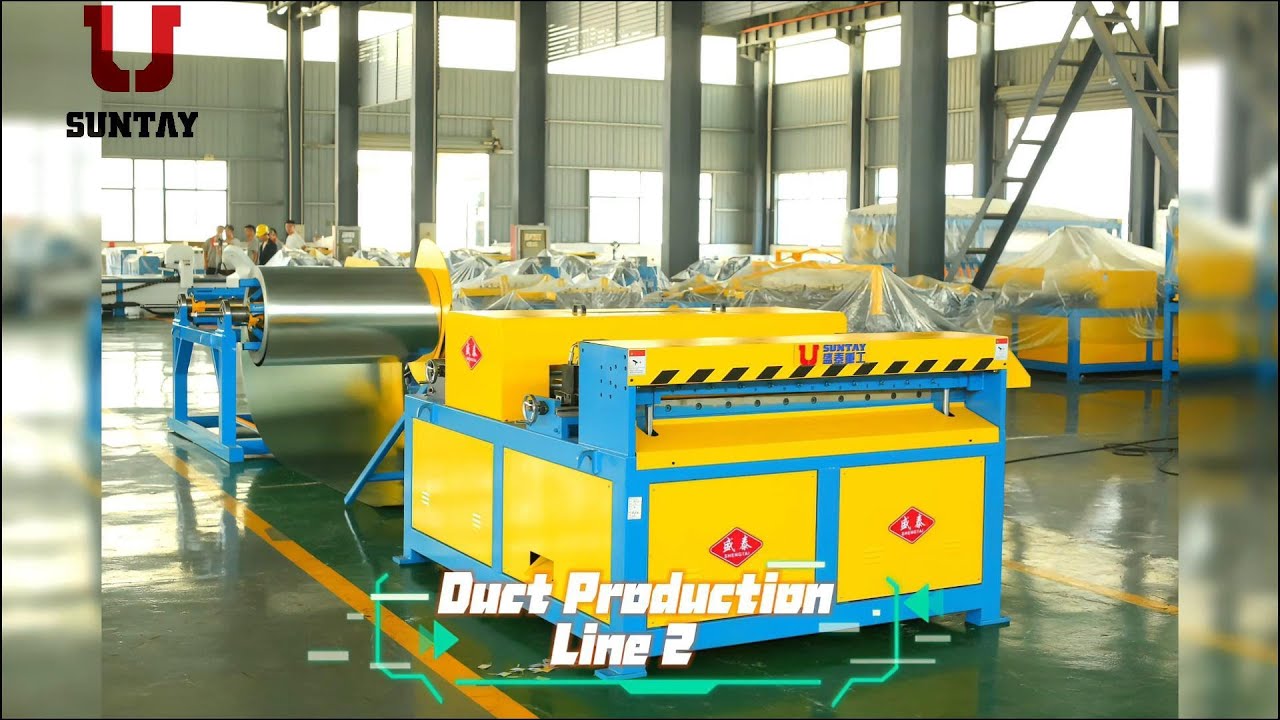 Excellent air duct production machine— auto duct line 2--Air duct ...