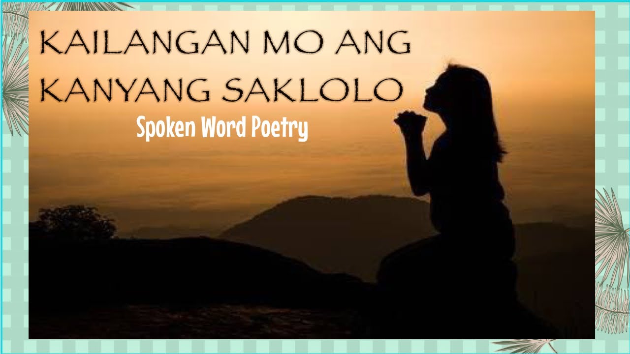 KAILANGAN MO NG SAKLOLO | Spoken Word Poetry | AnnlieJoy TV - YouTube