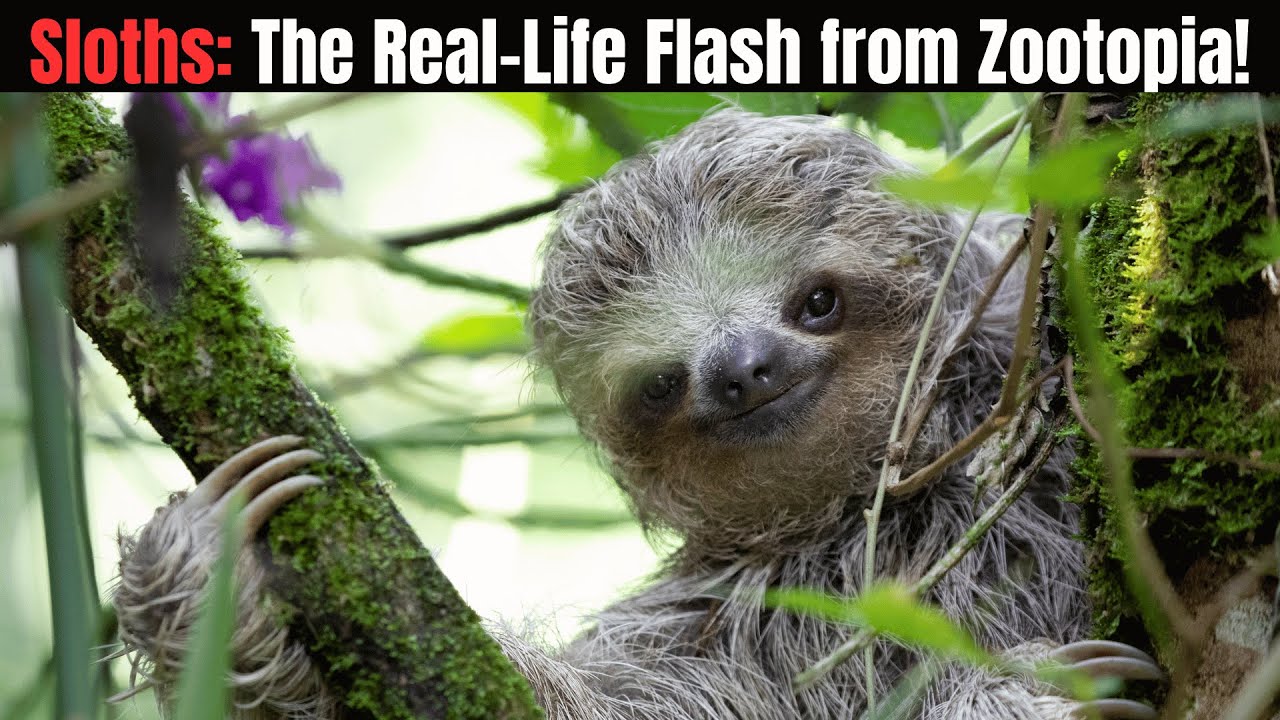 Sloths: The Real-Life Flash from Zootopia! - YouTube