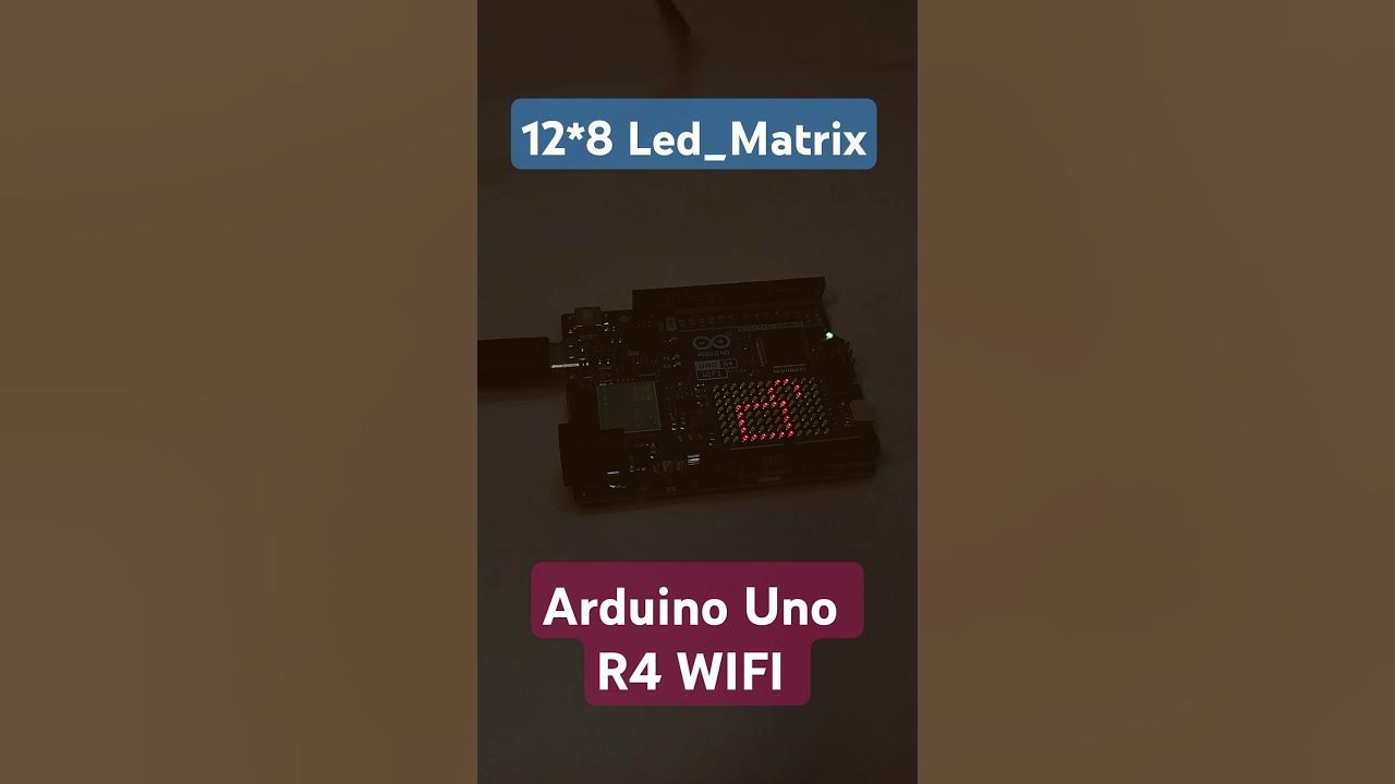Custom Led Matrix Sequences on ARDUINO UNO R4 WIFI #arduino - YouTube