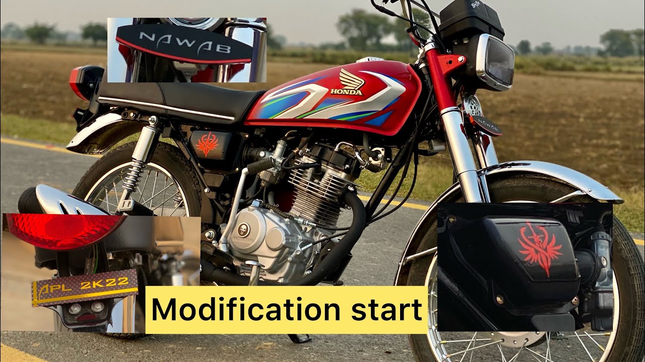 Finally Start Modification ️😒| new Monogram🔥| Number plate | Honda 125 ...