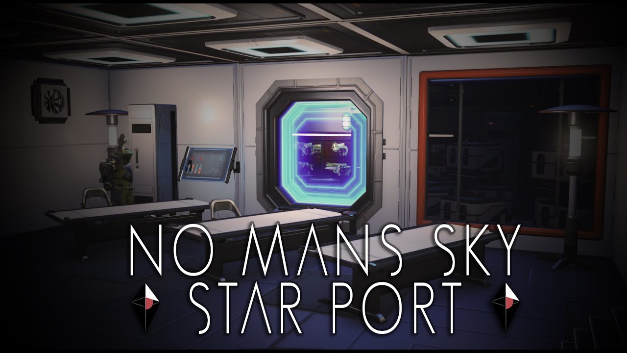No Mans Sky - Starport Base Build - YouTube