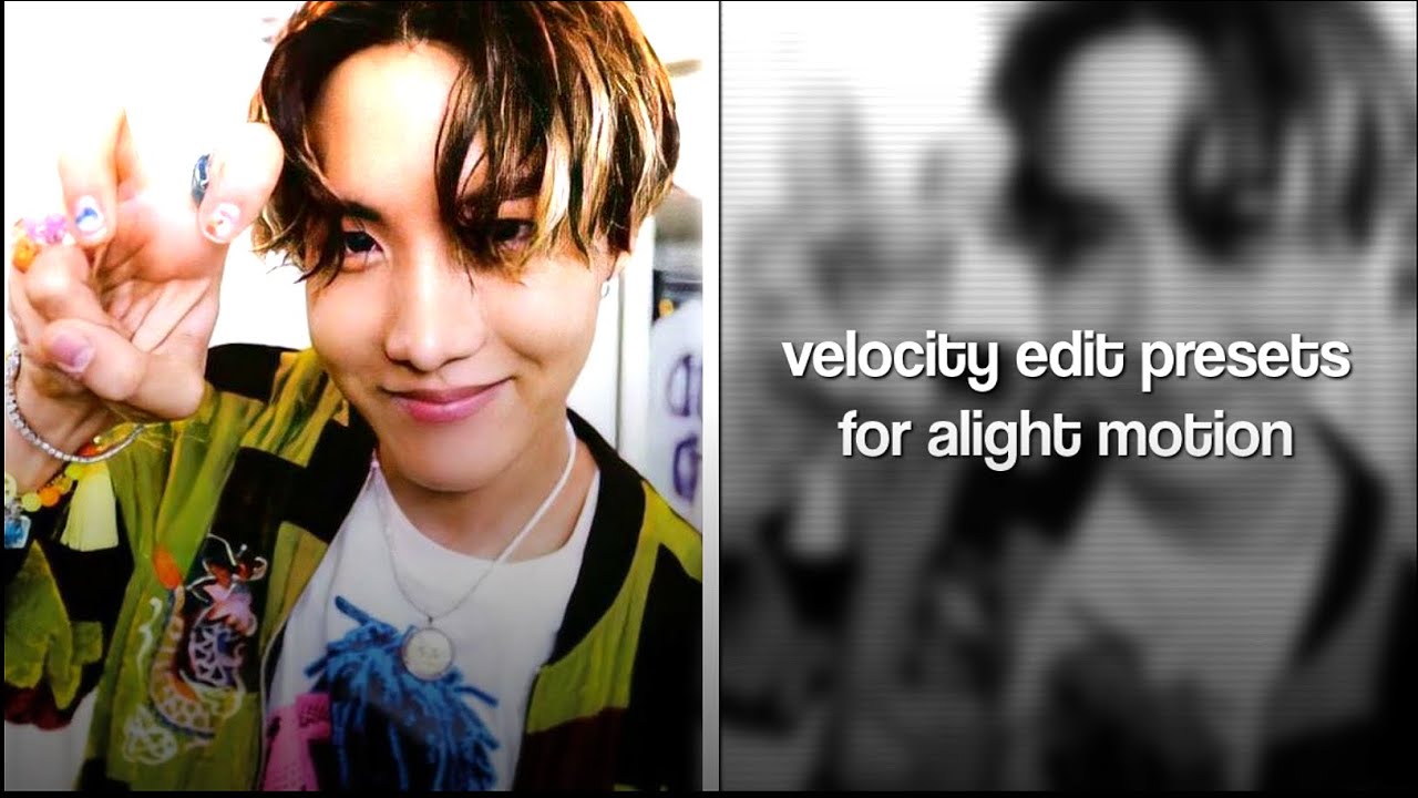 Velocity edit preset like after effects on alight motion under 5mb ...