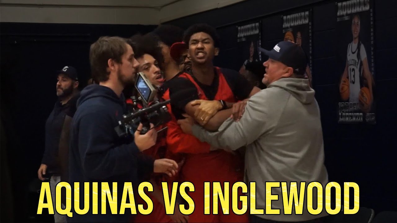 Aquinas vs Inglewood 🏀 Brooklyn Ross COMEPETES with 5 ⭐️ Jason Crowe Jr ...