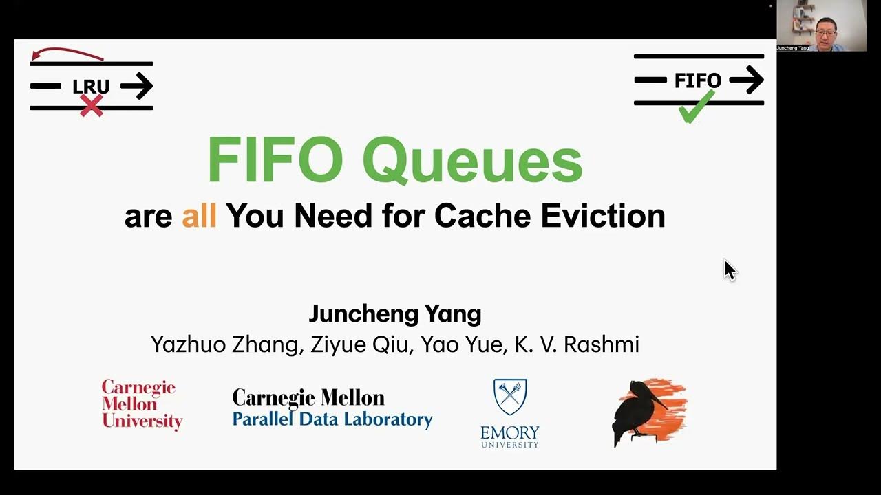 Simple Scalable Caching with Three Static FIFO queues (SOSP23) - YouTube
