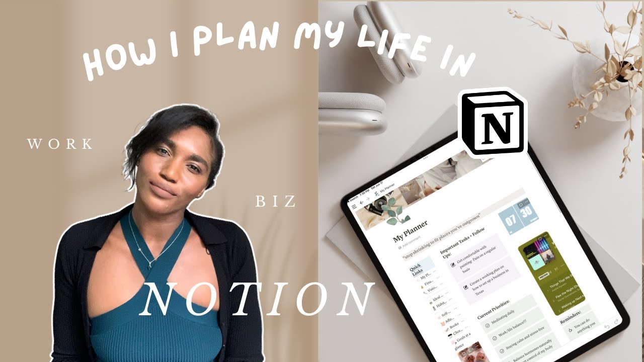 Notion Tour: How I plan my life, business, tech job in Notion + FREE ...