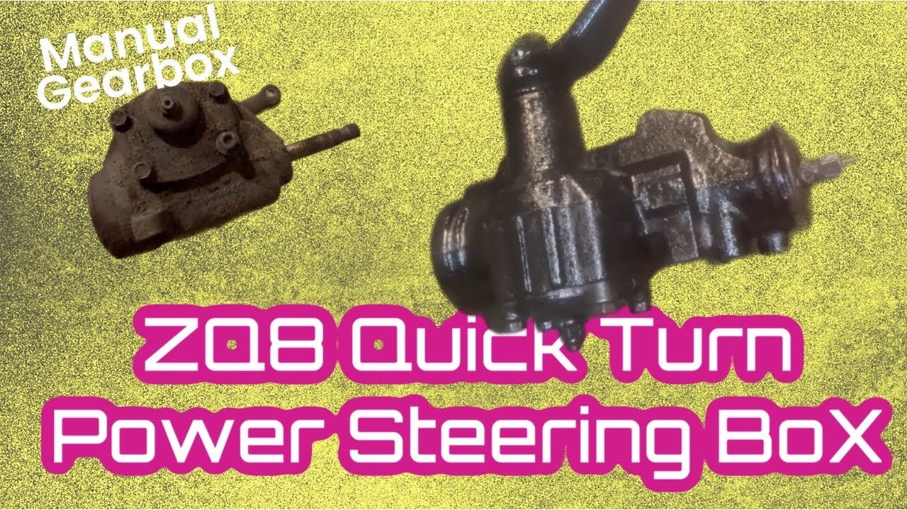 Manual to POWER STEERING swap! ZQ8 steering box - YouTube