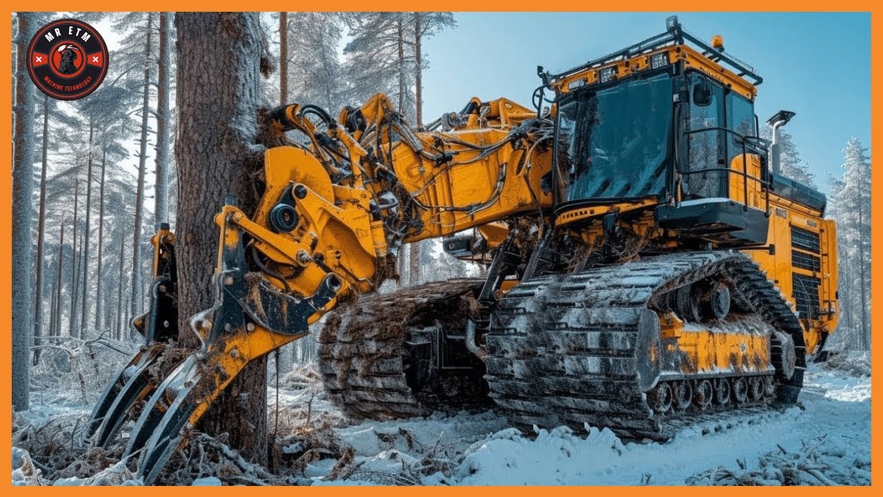 Extreme Dangerous Fastest Big Chainsaw Cutting Tree Machines - Monster ...