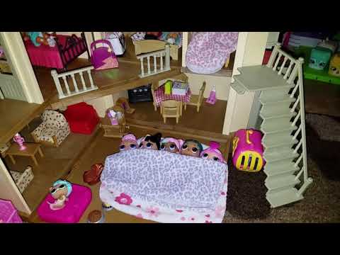 Good Night LOL SURPRISE! Doll, L.O.L. SURPRISE Sleepover with Princess Gianna Bella.
