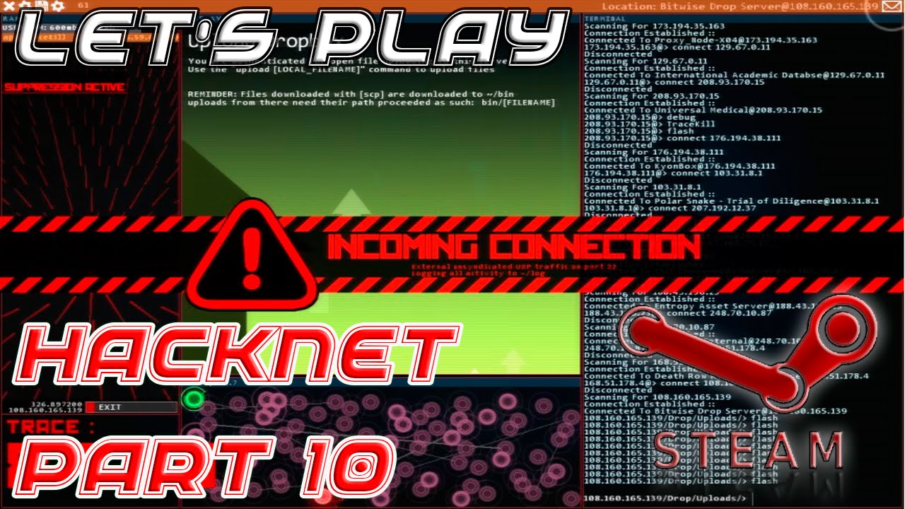 Let's Play Hacknet - Steam Version Part 10 - YouTube