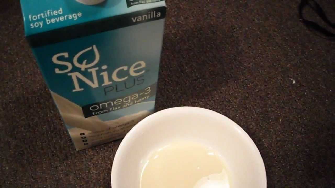 Review So Nice Plus Soy Beverage Fortified lactose casein gluten Free ...
