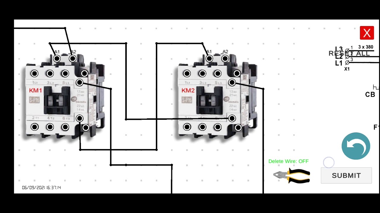 Contactor6 Interlocking circuit - YouTube