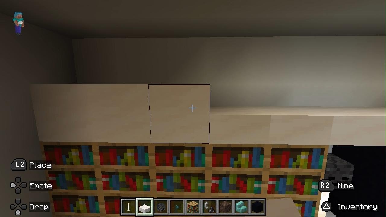 Minecraft living room tutorial - YouTube