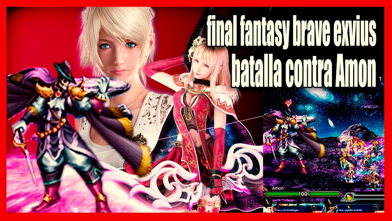 batalla contra Amon (final fantasy brave exvius , EL desprecio de amon ...