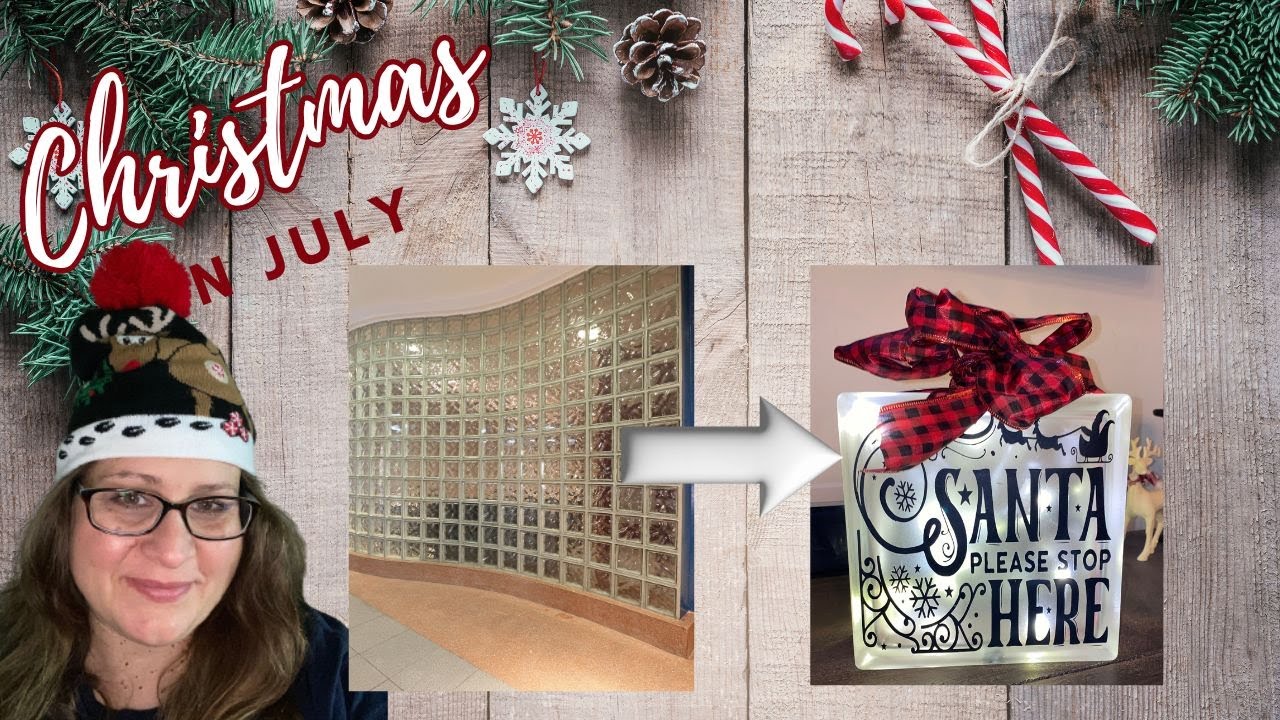 HOW TO REPURPOSE GLASS BRICKS~EASY AND INEXPENSIVE DIYS - YouTube