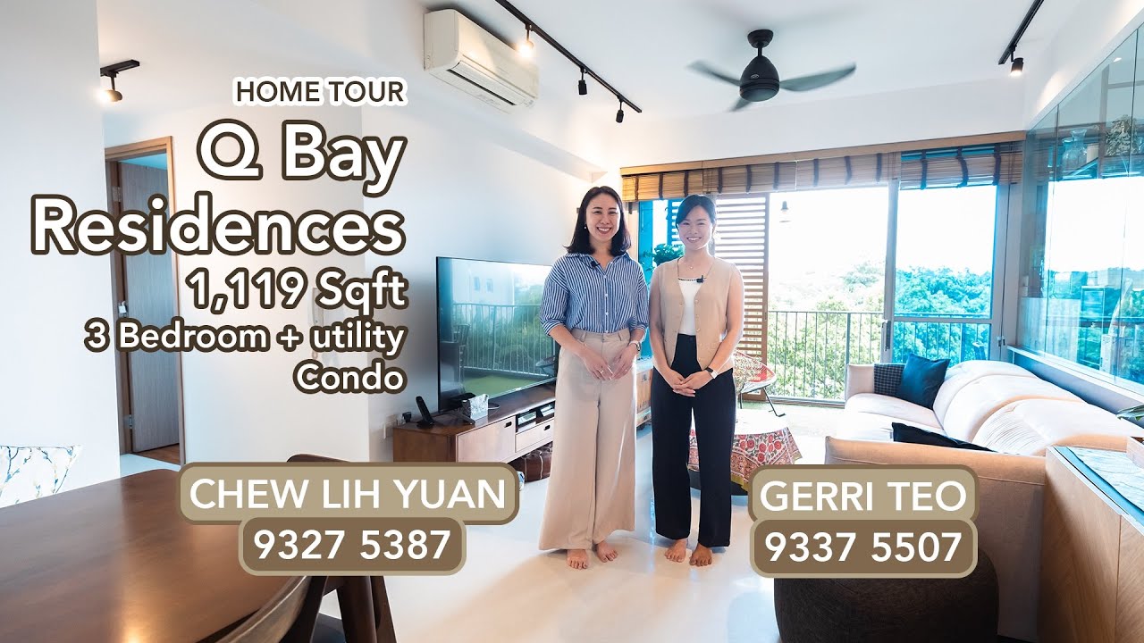 [SOLD] Q Bay Residences 3BR + Utility, 1119sqft! - YouTube