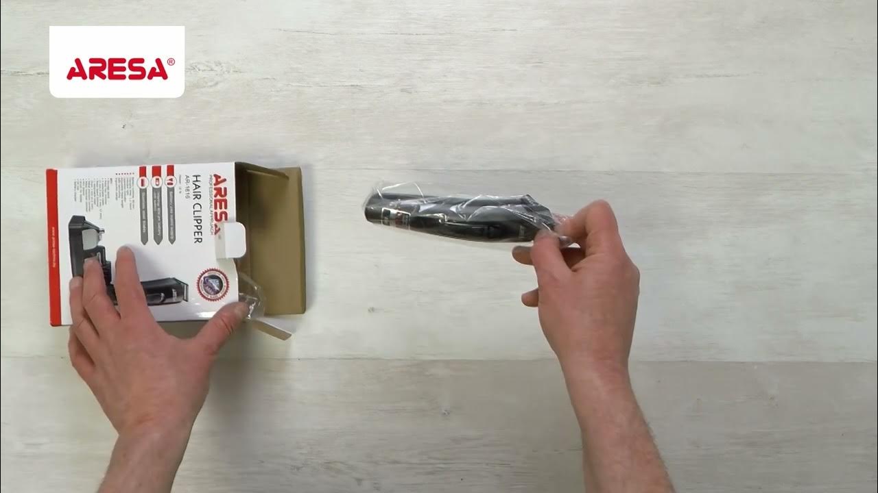 Распаковка машинки для стрижки / Unpacking of hair clipper ARESA AR-1816 - YouTube