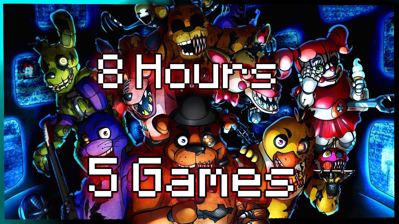 I Played All of FNAF Games for The First Time Ever in Under 08 Hours # ...
