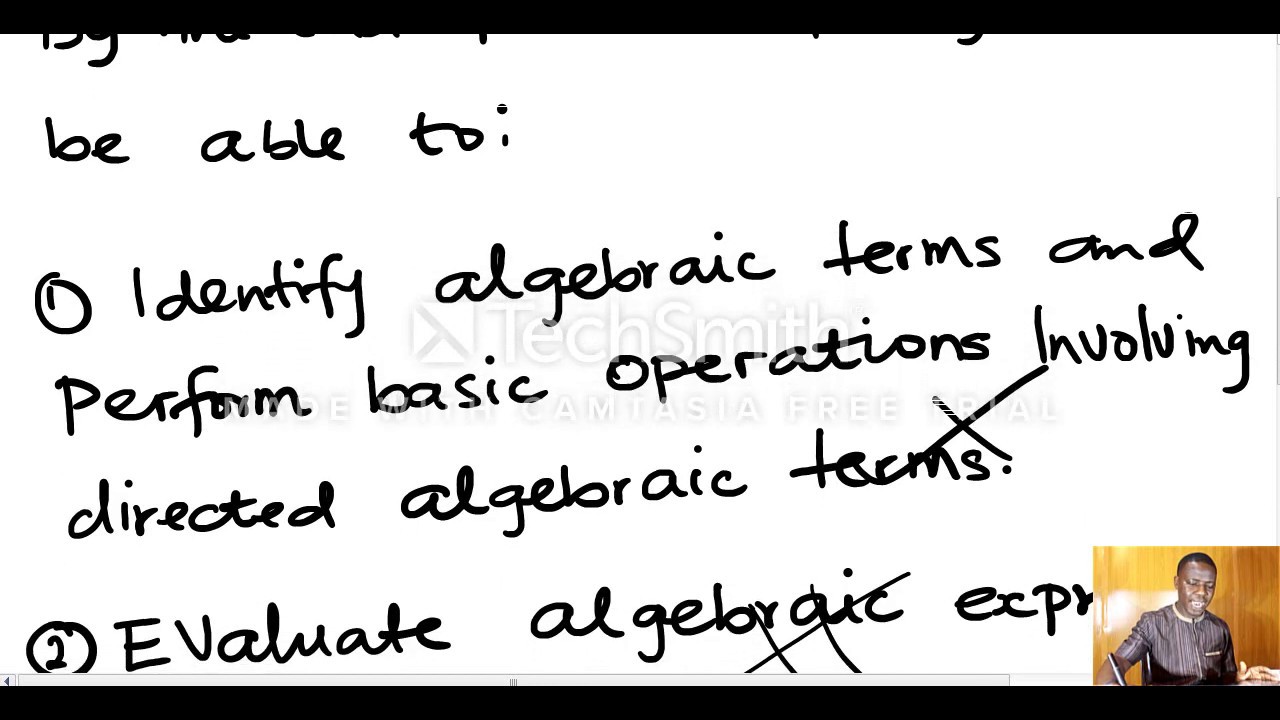 EXPANSION OF ALGEBRAIC EXPRESSIONS - YouTube