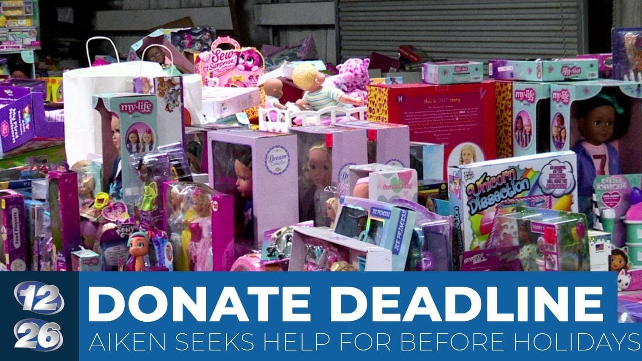 Aiken groups in need of help ahead of gift distribution - YouTube