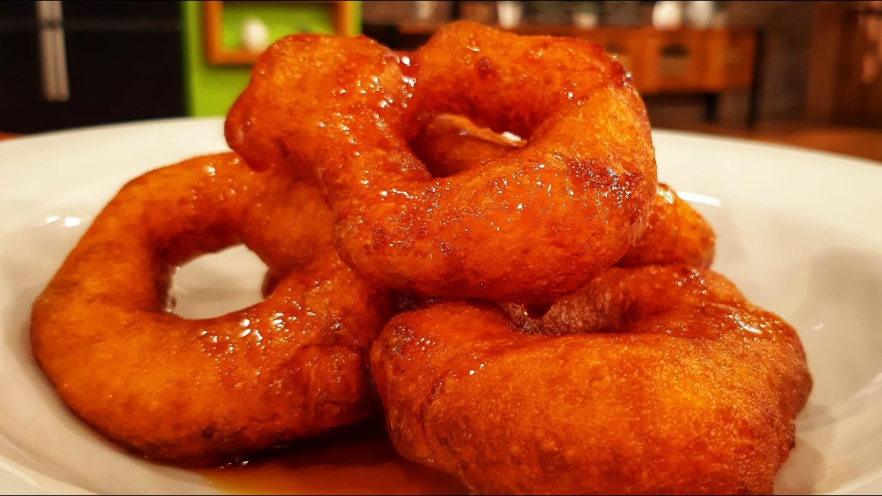 Receta dulce: Picarones peruanos - YouTube