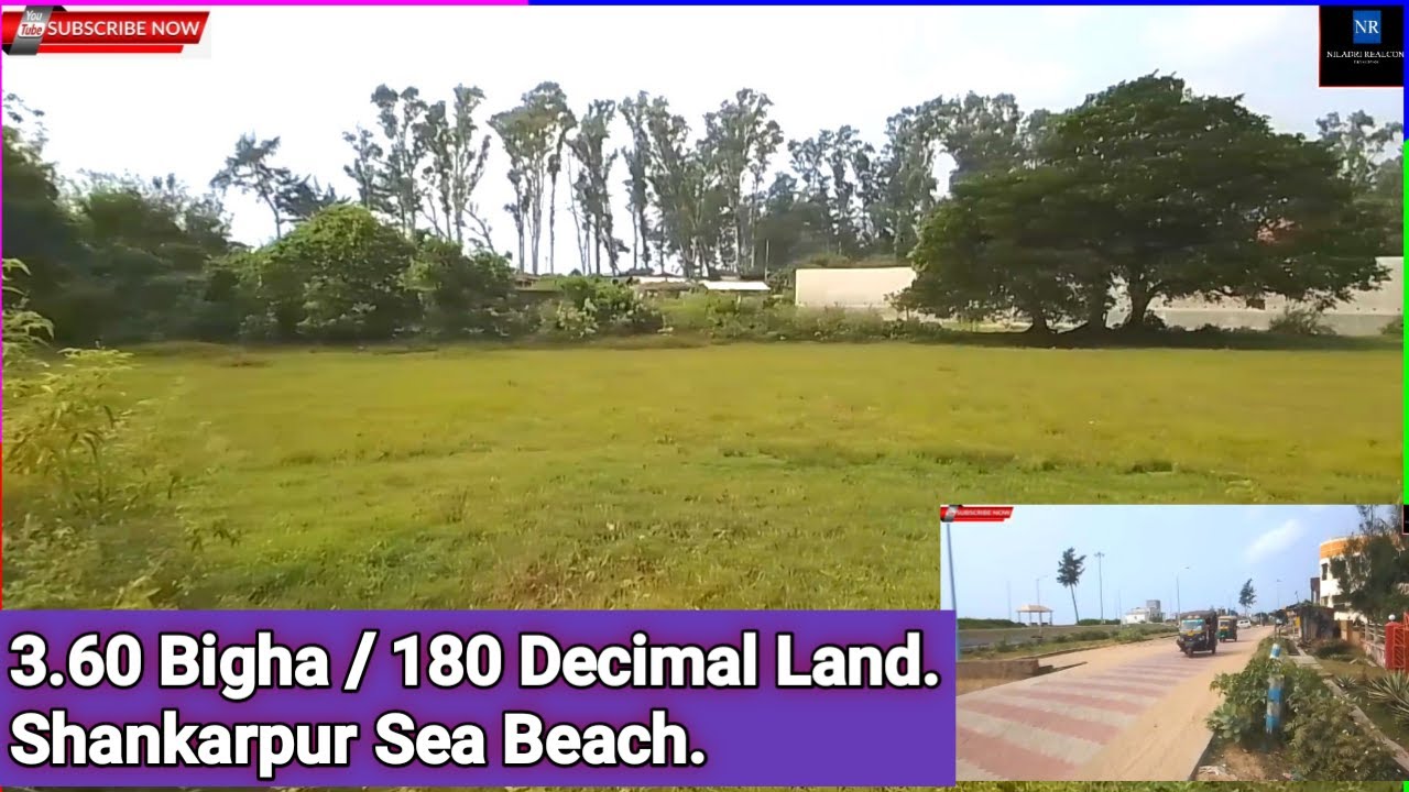 180 Decimal Land Shankarpur, 2 min. Sea Beach. Rs. 7 CR, 20 Ft Road ...