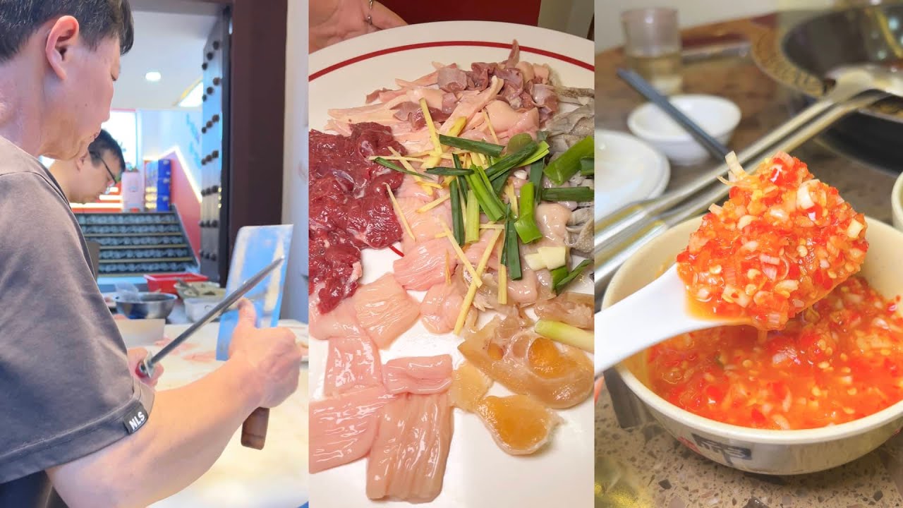 Beef Offal Hot Pot, Chinese Food - YouTube