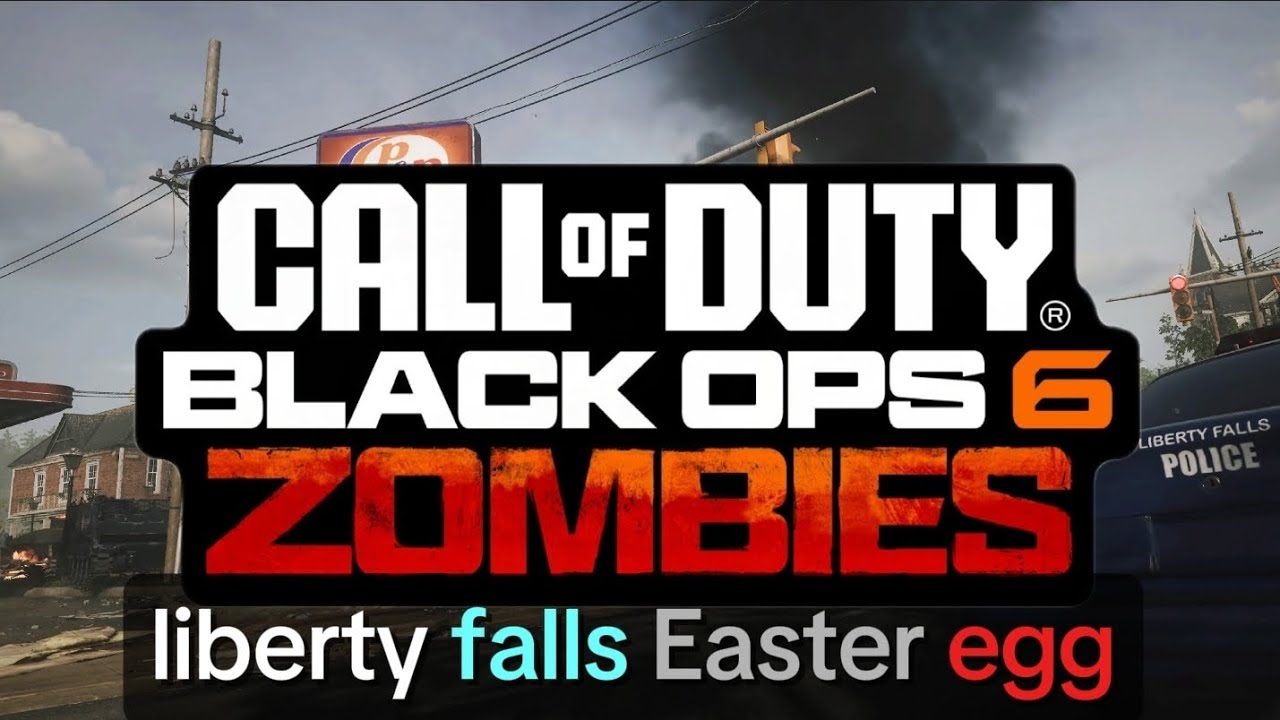 Bo6 zombies liberty falls EE - YouTube