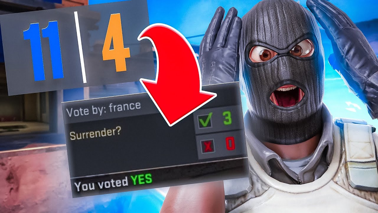 4-11... then they SURRENDERED! (FACEIT Level 10 Highlight) - YouTube