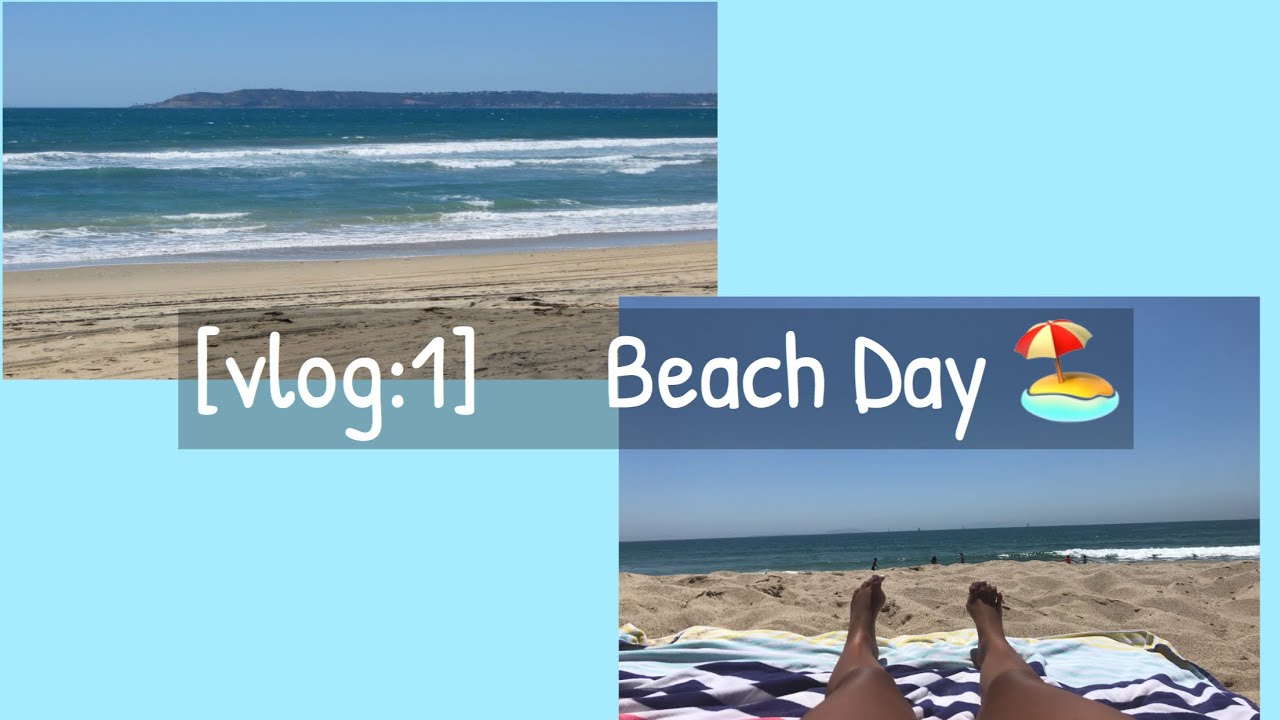 [VLOG:1] Beach Day 🏖 - YouTube