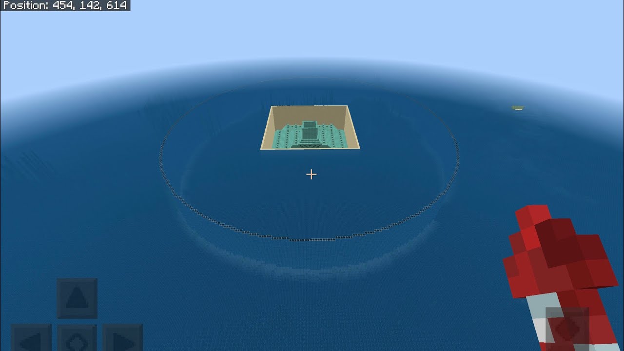 Finishing the walls of my future ocean monument base! Minecraft bedrock ...