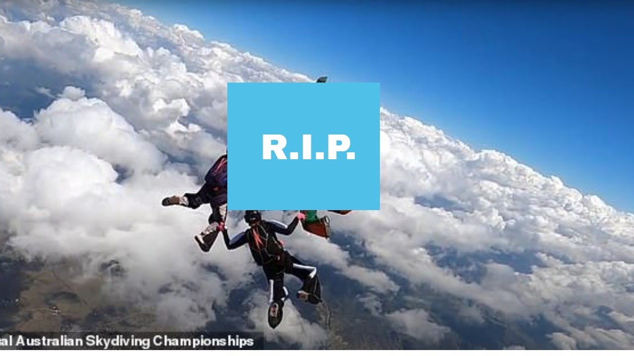 PARACHUTE MALFUNCTION ,MAN DIED THE OTHER SERIOUSLY INJURED IN HORROR ...