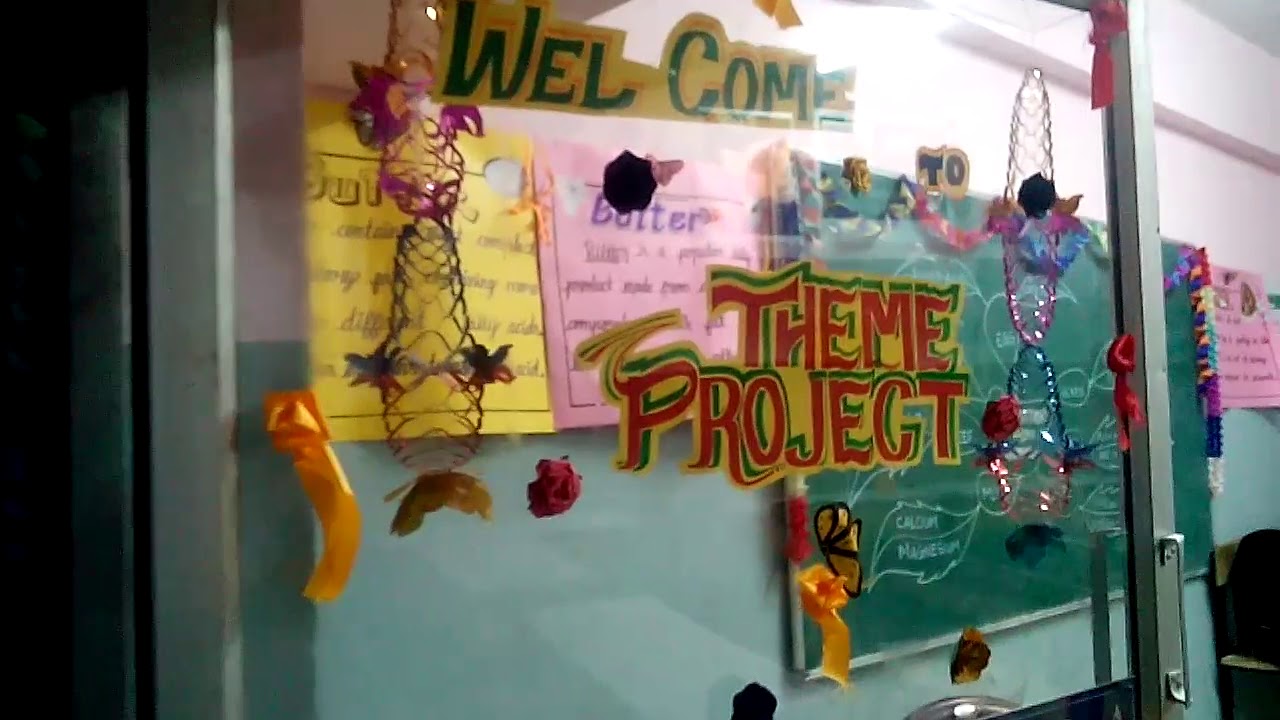 THEME PROJECT IN SCHOOL - YouTube