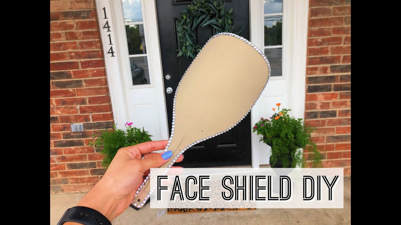 DIY!! How to make a face shield/ mask!! - YouTube