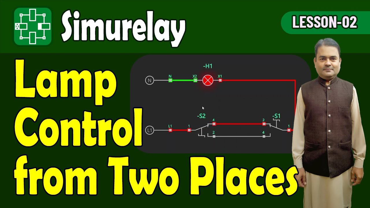 Simurelay | Lamp Control from Two Places | Lesson 02 - YouTube