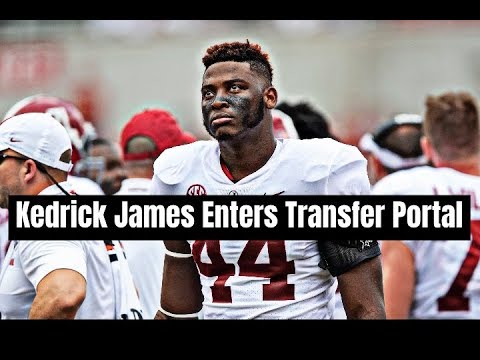 Alabama tight end Kedrick James enters NCAA transfer portal - YouTube