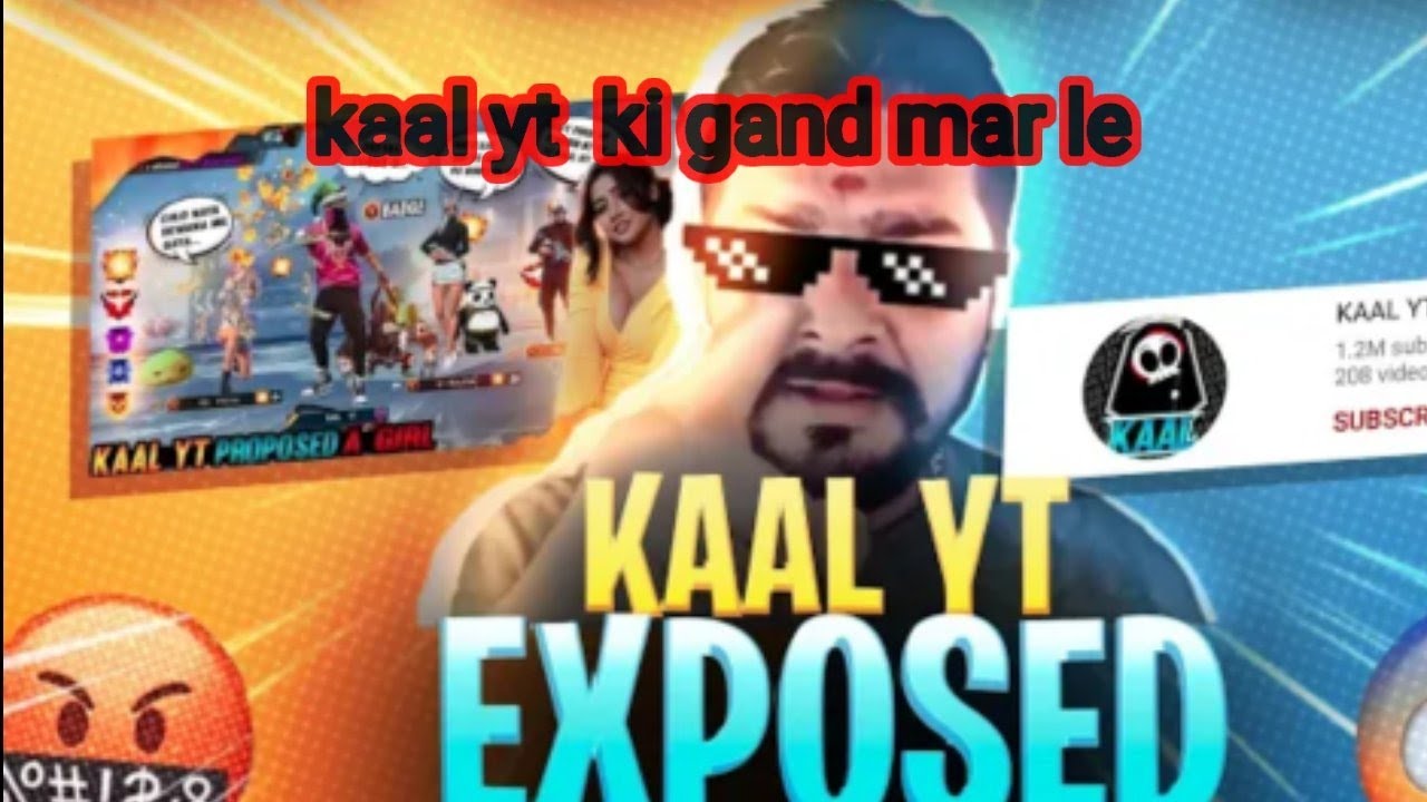 kaal yt Exposed New video|| kaal yt scamer Roast kaal yt free fire you ...