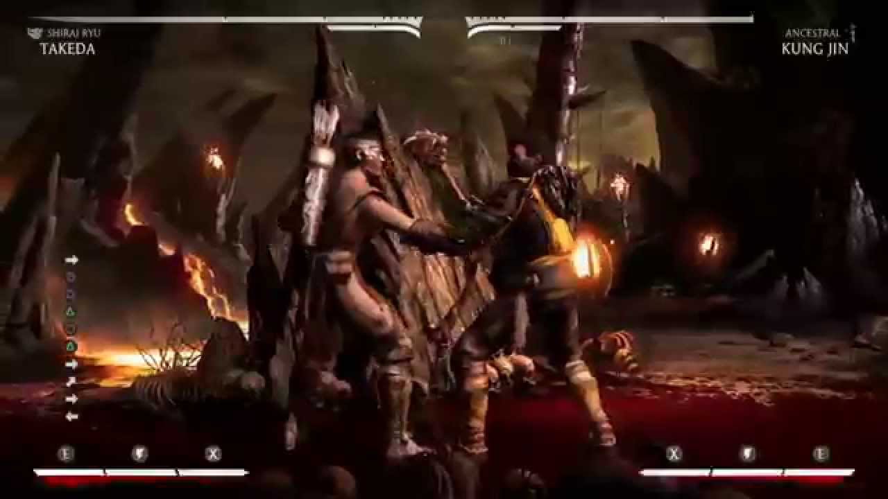 Takeda (shirai ryu) Combos - Mortal Kombat X - YouTube