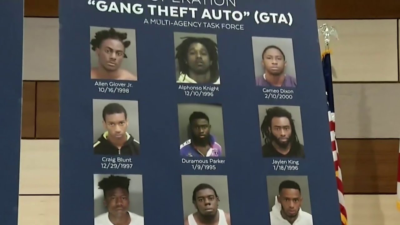 5 gangs busted in auto theft operation, police say - YouTube