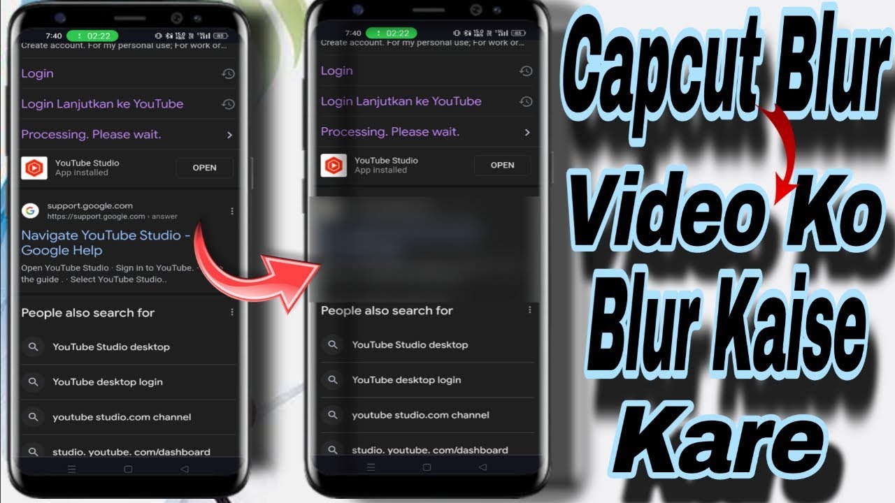 Blur effect video editing / Blur effect video editing capcut - YouTube