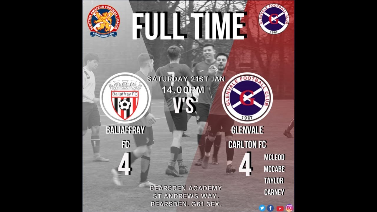 BALJAFFRAY AFC V GLENVALE CARLTON AFC - YouTube