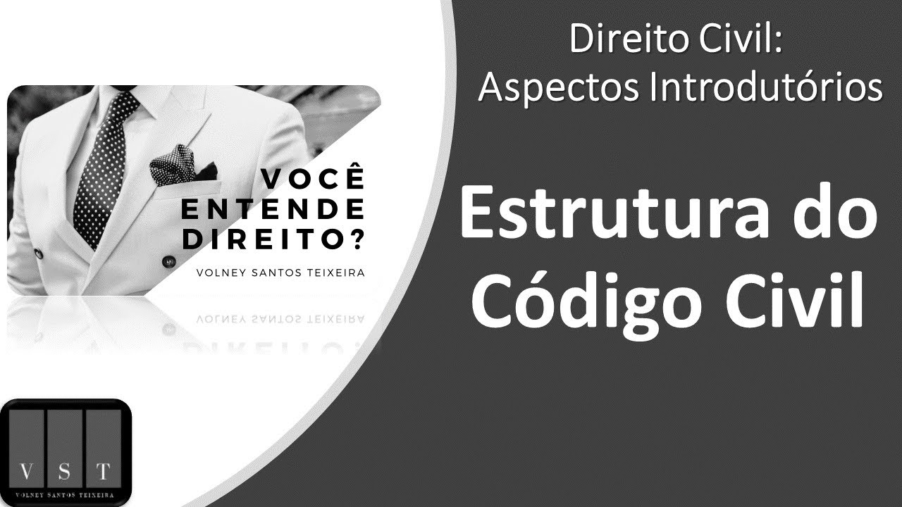 Direito Civil - Aspectos Introdutórios - Parte 03 - Estrutura do Código ...