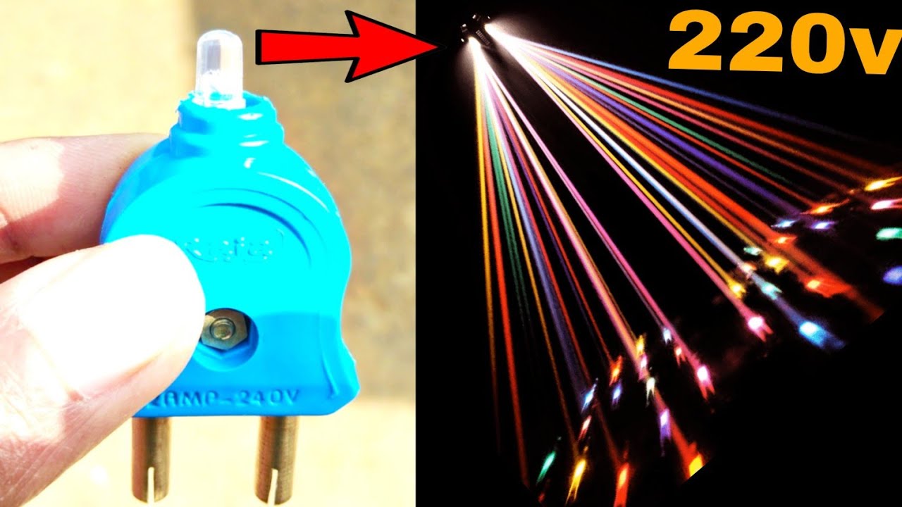 How to Make 220v LED Light || How to Make 3v LED Light 220v Connect ...
