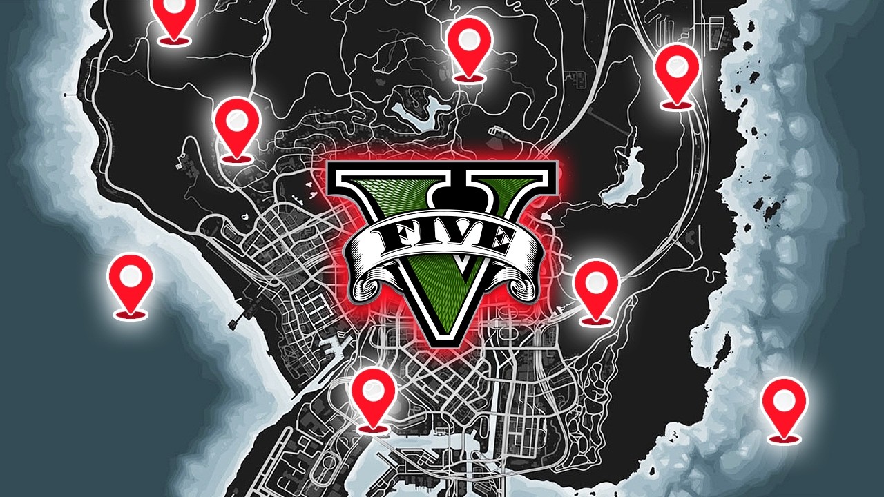 GTA V - Top 5 Hidden Secret Locations (XBOX, PC, PS4, PS5) #gta5 - YouTube