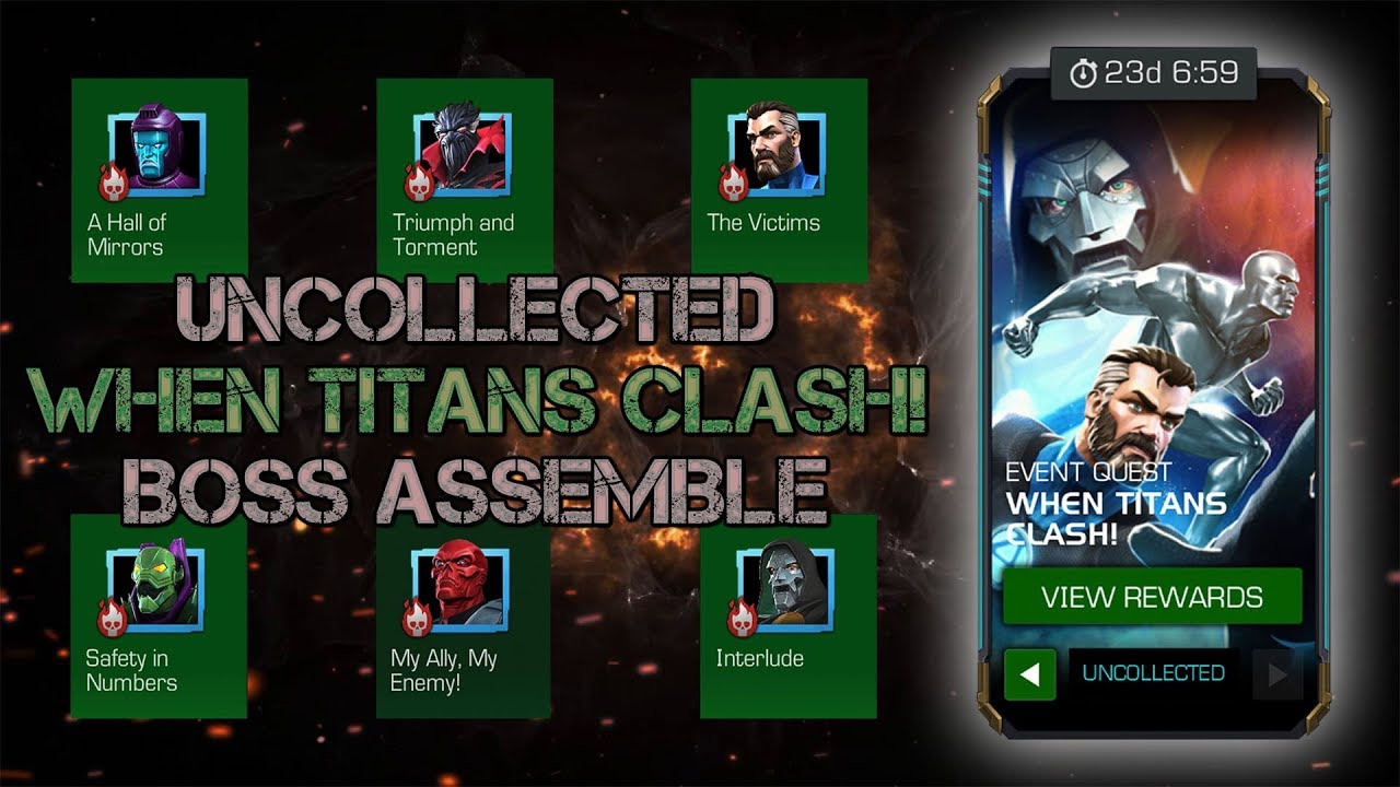 Marvel Contest Of Champions(MCOC) When Titans Clash Uncollected Boss ...