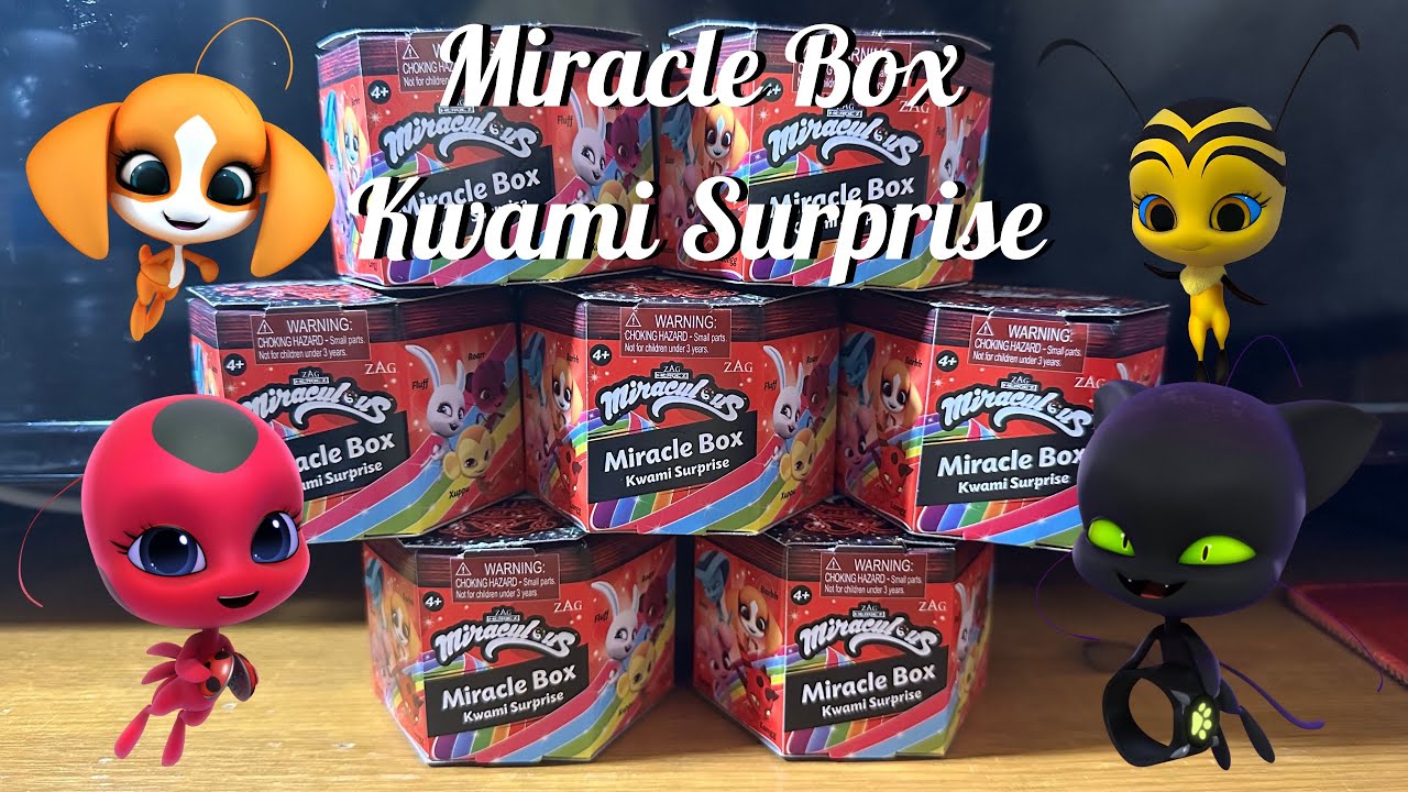 Miraculous Miracle Box Kwami Surprise Unboxing | Miraculous Ladybug # ...